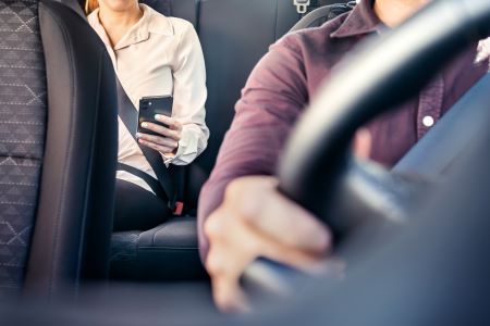 Safety Inside A Rideshare Vehicle